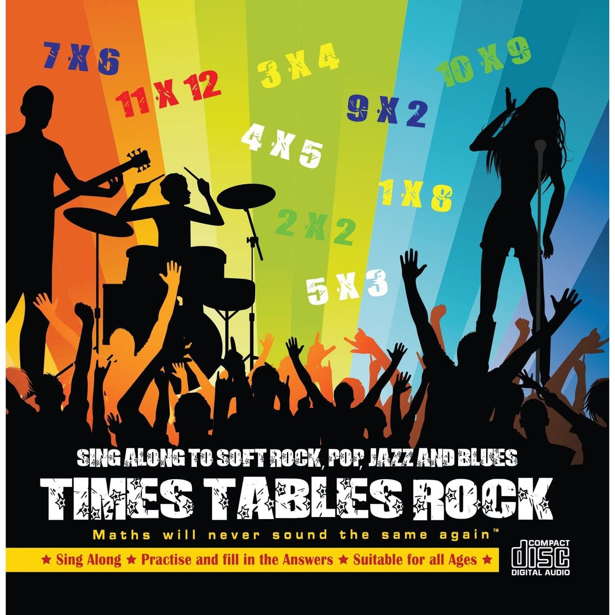 Sing Your Times Tables: Time Tables Rock - Education Box [CD] – Golden ...