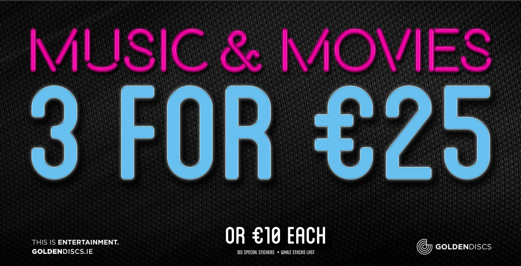 3 for €25 – Golden Discs