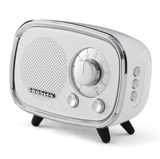 Crosley - Rondo Bluetooth Speaker - White [Tech & Turntables] – Golden ...