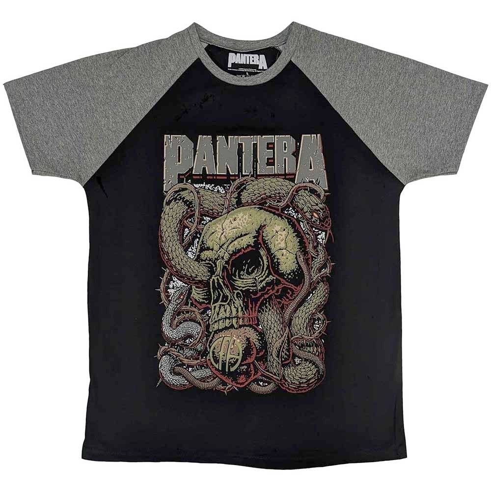Pantera: Serpent Skull - Black/Grey - XL [T-Shirts] – Golden Discs