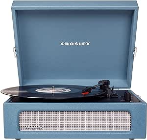 Crosley Voyager Turntable In Washed Blue [Tech & Turntables] – Golden Discs