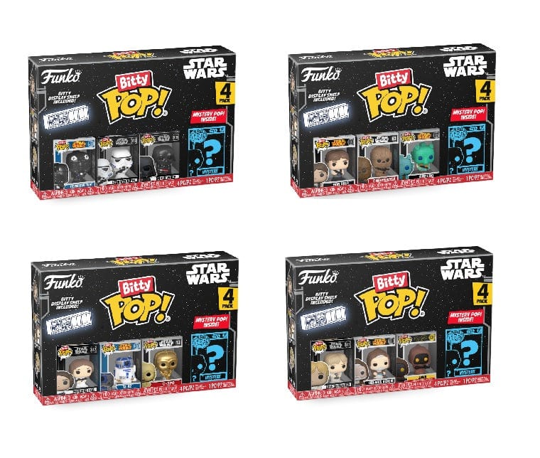 Funko POP! Bitty Pop Star Wars 4 Pack [Toys] – Golden Discs