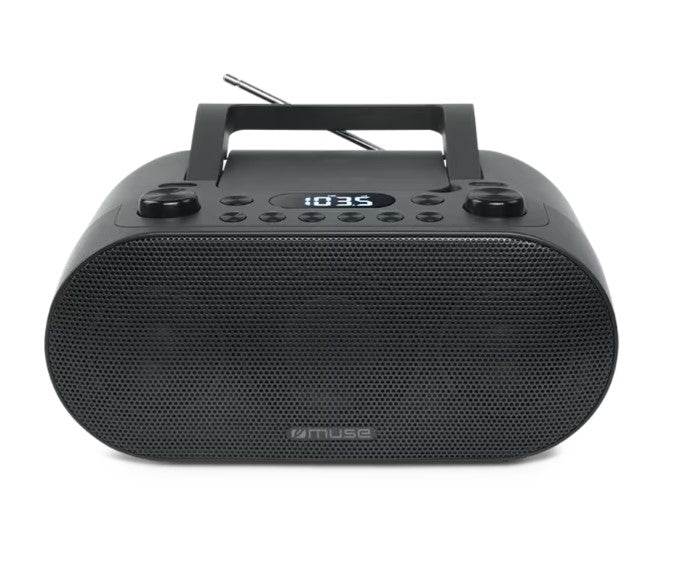 Muse Portable Radio CD/MP3 Player with Bluetooth, USB Port - Black [Te ...
