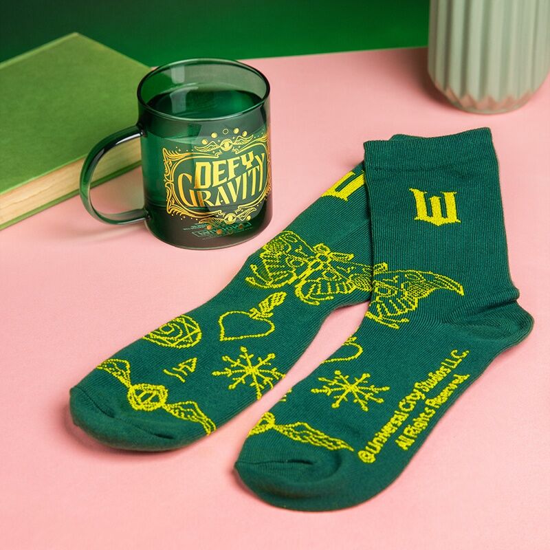 Wicked: Elphaba Set Crystal Mug + Socks [Posters & Merchandise ...
