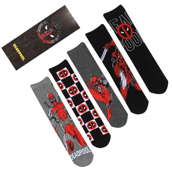 Deadpool Logo And Pose Unisex Socks L/XL [Socks] – Golden Discs