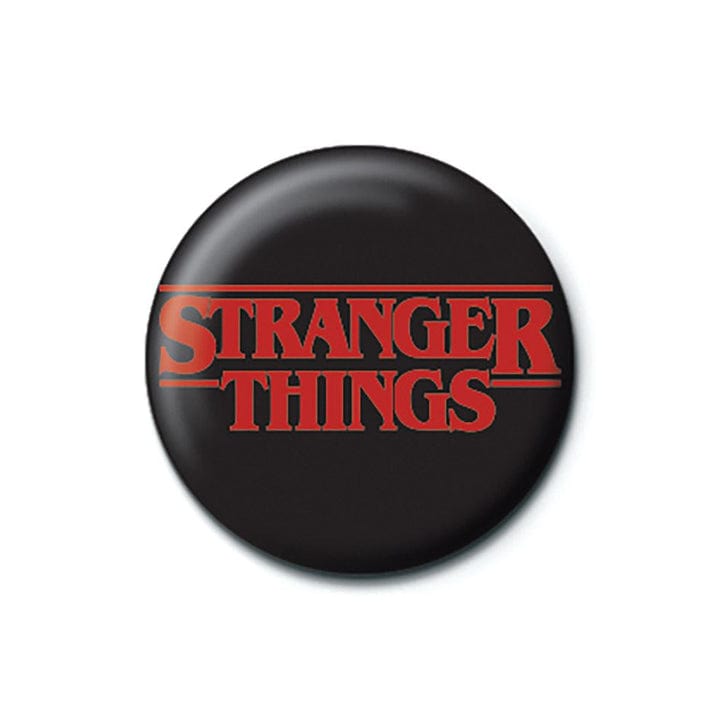 Stranger Things (Logo) Pin [Badge] – Golden Discs