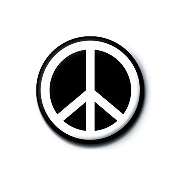 CND (Peace sign) Symbol 25mm [Badge] – Golden Discs