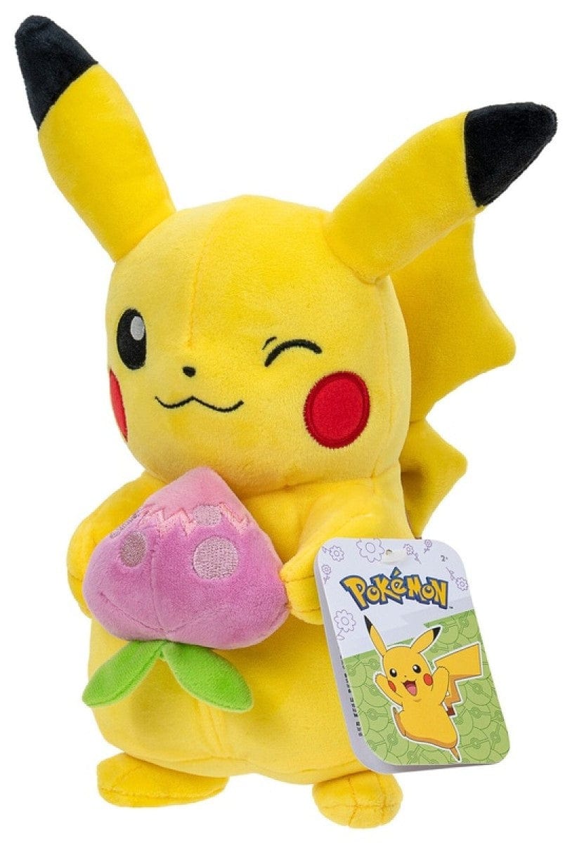Pokémon: 8" Plush Pikachu - Pecha Berry [Toys] – Golden Discs