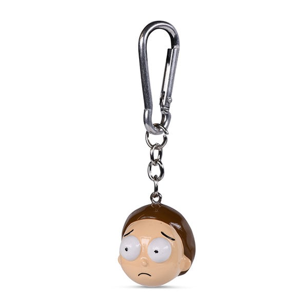 Rick And Morty Morty Head - Polyresin 3D Keychain [Keychain] – Golden Discs