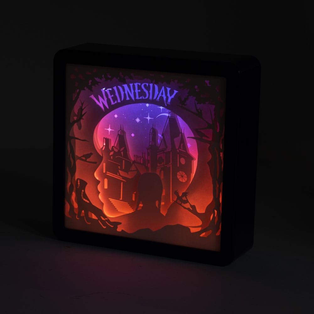 Wednesday Silhouette Layer Light Lamp 22 cm [Lamp] – Golden Discs