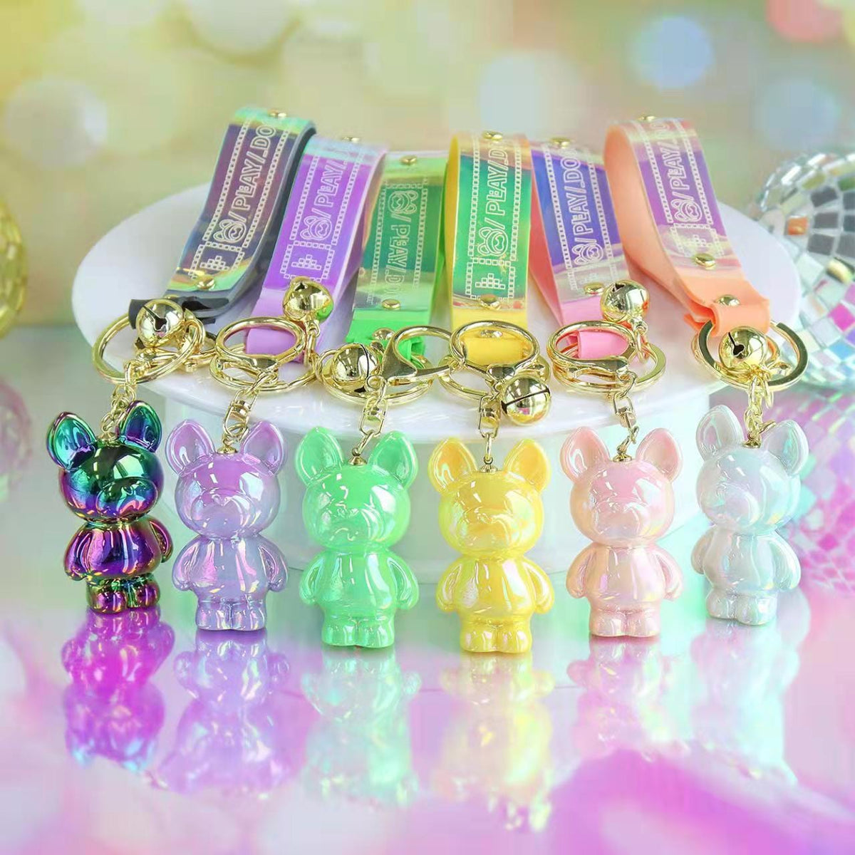 Kenji Mima Shiny Pastel Bear [Keychain] – Golden Discs
