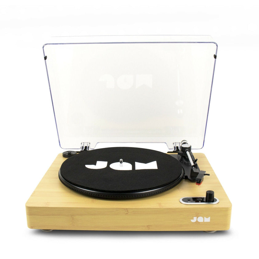 JAM Sound Stream - Turntable (Wood) [Tech & Turntables] – Golden Discs